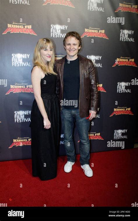 Damon Herriman And Guest The Premiere Of Kung Fu Panda At The State