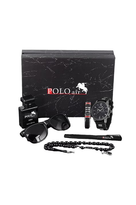 Мъжки комплект Polo Air Часовник Слънчеви очила 50 Ml Парфюм
