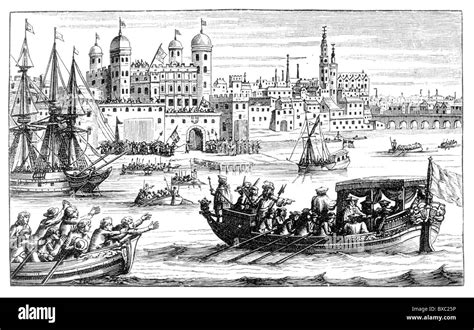 The Seven Bishops Going To The Tower On A Charge Of Seditious Libel For