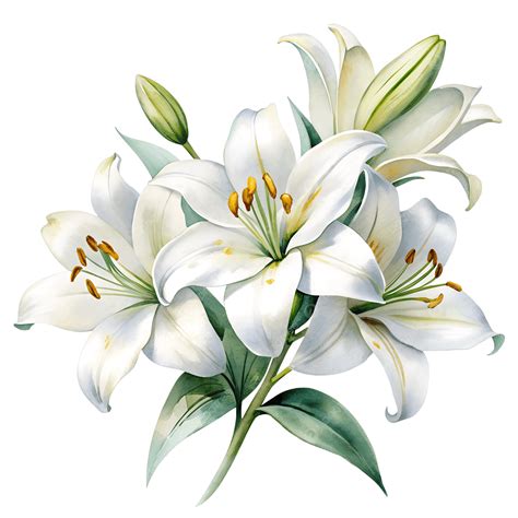 흰 백합 꽃 꽃다발 클립 아트 그림 수채화 스타일 흰 백합 꽃 흰 백합 꽃다발 흰 백합 클립 아트 Png 일러스트 및 이미지 에 대한 무료 다운로드 Pngtree