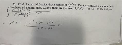 [calculus 2 Partial Fractions] How To Solve This Problem R Homeworkhelp