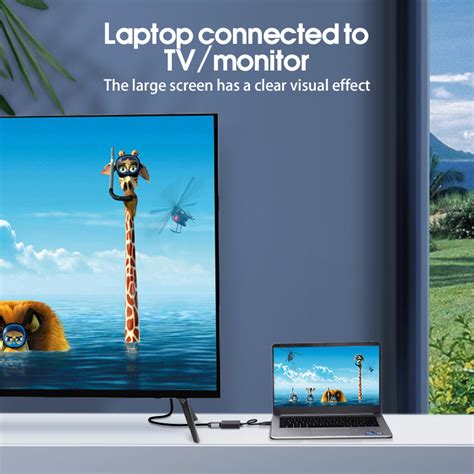 Usb To Hdmi Adapter Cable Converter Male To Female Connector Converter Display Video Cable