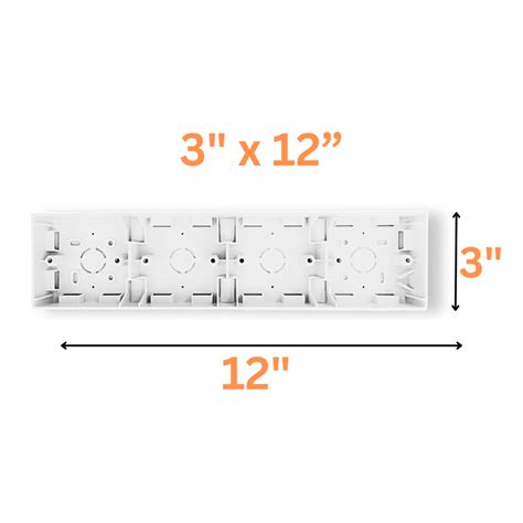 PVC Nut Box PVC Box Surface Nut Box Electrical Box Base 3x3 3x7 3x10 3x12 3X6 Shopee