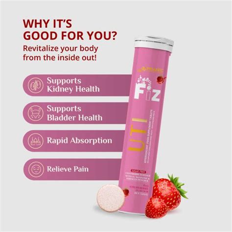 Pranic Fiz Uti Effervescent Tablet Tablets For Urinary Tract