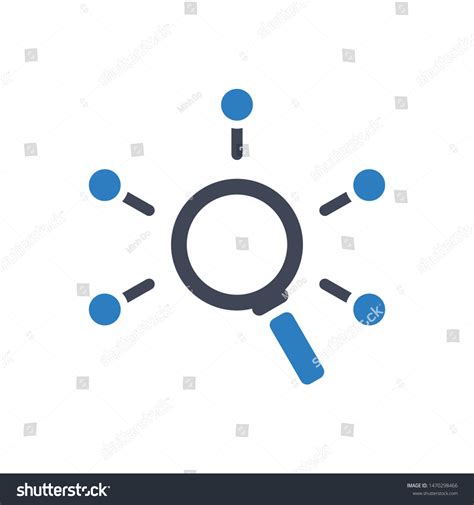 Multi Search Vector Graphics Icon Stock Vector Royalty Free