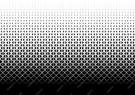 Premium Vector 2d Geometric Two Colors Triangle Halftone Pattern