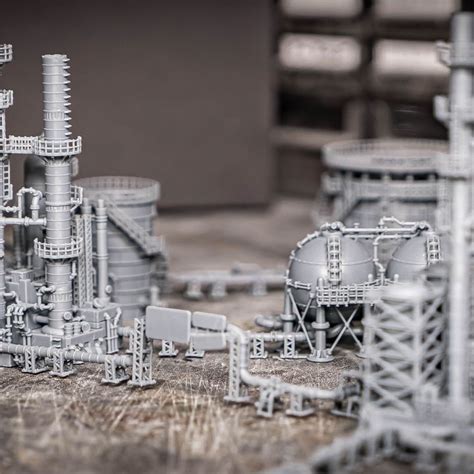 3d Printable Modular Industrial Pipelines By The Lazy Forger