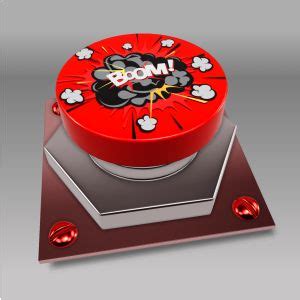 Figure Push Button 3D Animated Clipart For PowerPoint