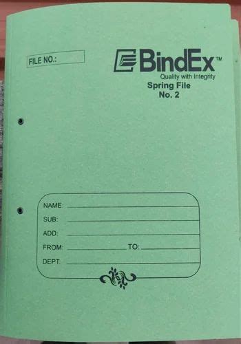 Cardboard Kangaroo Clip Bindex Spring File Folder Size A4 At Rs 14 In