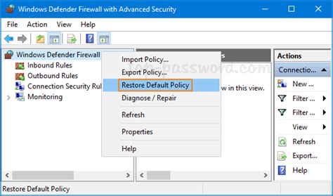 5 ways to reset firewall settings to default in windows 10 password