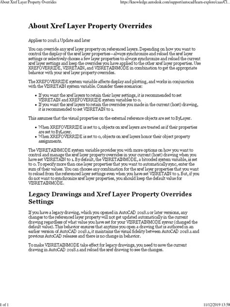 About Xref Layer Property Overrides Pdf