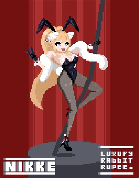 Ilmji Crown Rupee Nikke Rupee Rabbit Deluxe Nikke Goddess Of Victory Nikke Black