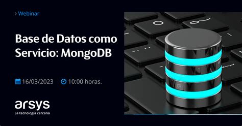 Arsys on Twitter Si trabajas con MongoDB y quieres simplificar la gestión de tu BBDD