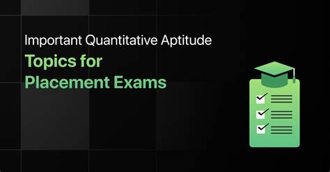 10 Important Quantitative Aptitude Topics For Placement Exams