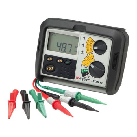 Megger Lrcd200 Non Tripping Loop And Rcd Tester Megger Combined Loop