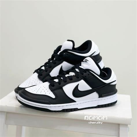 連線 Nike Dunk Low Twist 黑白 熊貓飛勾 休閒鞋 情侶鞋 Dz2794001 蝦皮購物