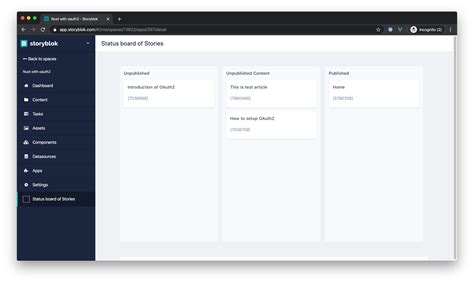 How To Create Custom App For Storyblok With Nuxtjs And Oauth2 Storyblok