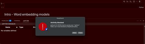 Deepguard Blocks Python And Related Processes Like Condapip — F Secure