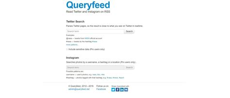 how to create your own twitter rss feed