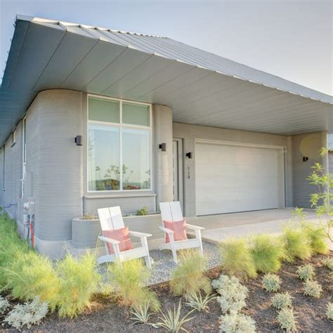 Icon Completes 3d Printed House With Metal Roof In Texas