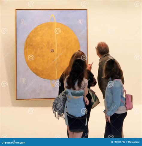 Exibi O De Hilma Af Klint No Guggenheim Imagem Editorial Imagem De