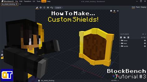 Blockbench Tutorial How To Make Custom Shields MannyQUESO YouTube