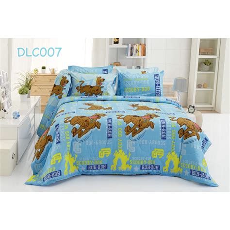 Tulip Delight ชุดผ้าปูที่นอน 6ฟุต ครบชุด พร้อมผ้านวม Scooby Doo สกูบี้