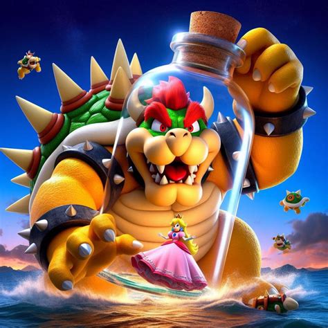 Princess Peach And Bowser Ai Generated By Joshuaecw21985 On Deviantart