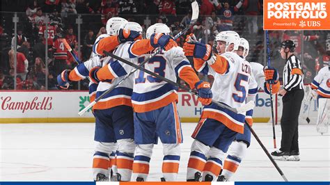 Ubs Postgame Photos Islanders 4 Devils 3 Ot New York Islanders