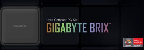 Gigabyte Unveils Brix Mini Pc With Amd Ryzen U Cezanne Apus