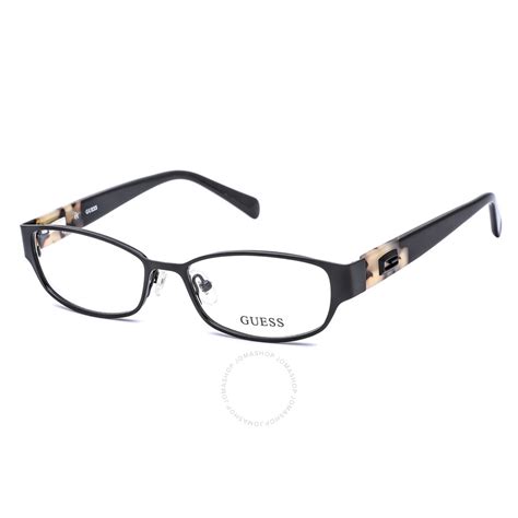Guess Unisex Black Round Eyeglass Frames Gu2412b8452 715583959958