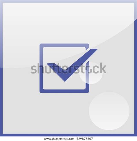 Check Mark Box Sign Stock Vector Royalty Free Shutterstock