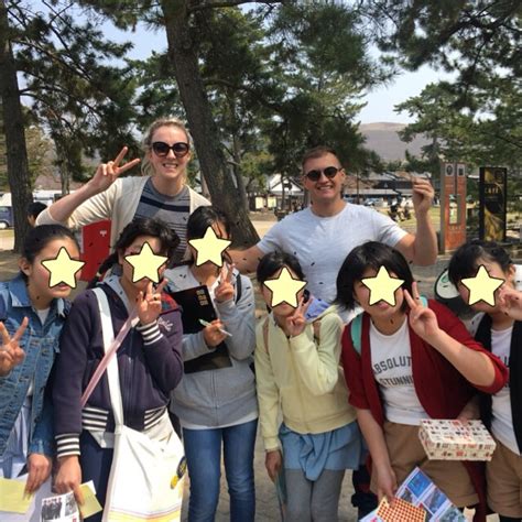 奈良公園インタビュー‼️ Eccジュニアbs西真美教室