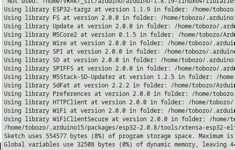 M5Stack H And SdFat H Combination Causes Compile Error Issue 180