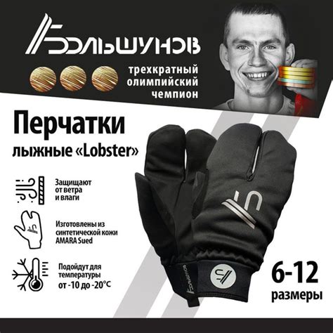 Перчатки Александр Большунов Lobster - купить с доставкой по выгодным ...