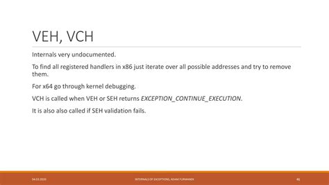 internals of exceptions ppt