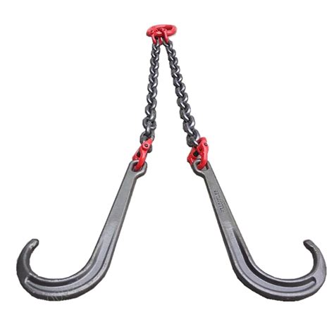 Buy 42 Inchs Long Shank J Hook Tow Chain Towing Chain Bridle With 15