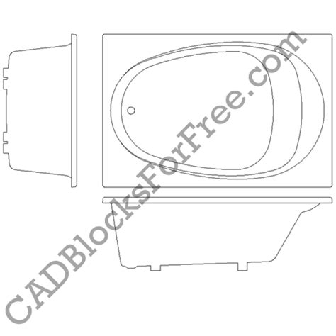 Bath Free AutoCAD Block In DWG