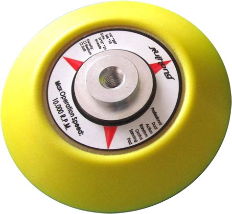 Tampon De Ponçage Auto Agrippant 75 Mm Avec Adaptateur Pour Perceuse