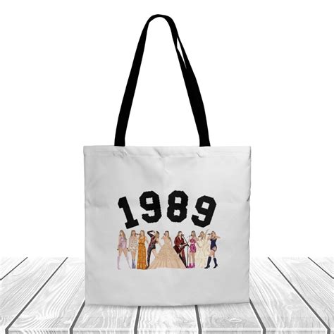 1989 Taylor Swifties Concert Multi Color Tote Bag Taylor Concert Cute