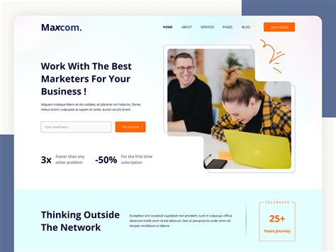Maxcom Website Design By Ui Jungle Ui Ux Design Agency On Dribbble