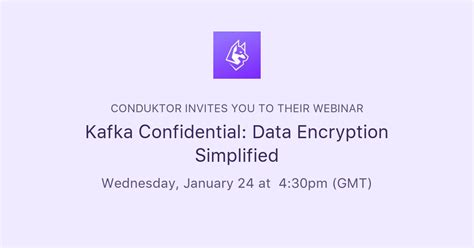 conduktor on linkedin kafka confidential data encryption simplified