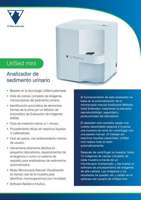 Pdf Folleto Urised Mini Muestra Gematec€¦ · Sedimento Urinario