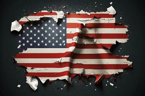 Premium Photo Ai Generated American Flag