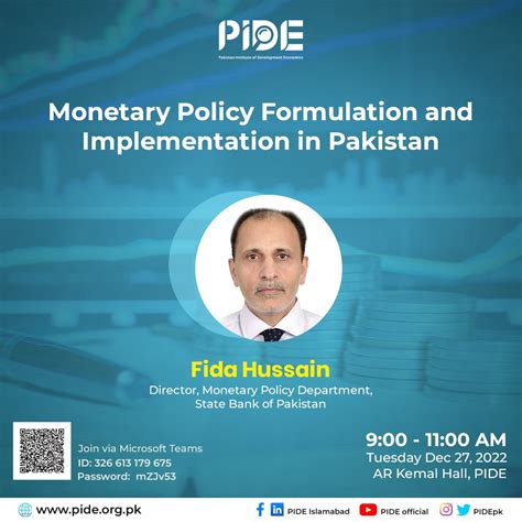 Monetary Policy Formulation And Implementation In Pakistan