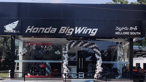 Honda Inaugurates New Big Wing Showroom In Andhra Pradesh Bikewale