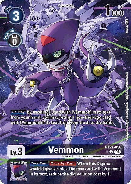 Vemmon Alternate Art World Convergence Digimon Card Game