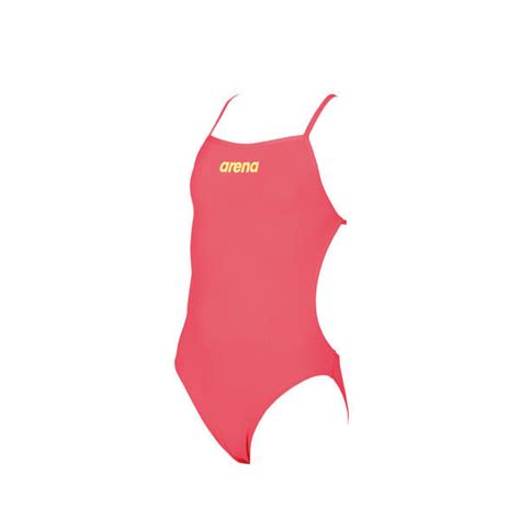 Solid Lightech Girls Swimsuit Coral Aquaction