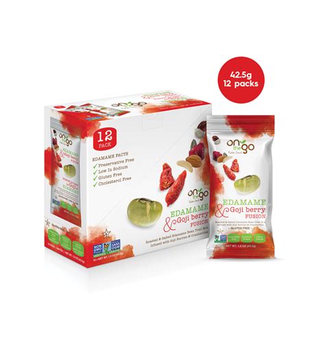 On The Go Edamame And Goji Berry Fusion Bounty Foods